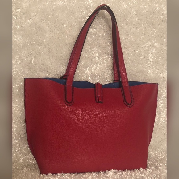 Tutilo | Bags | Tutilo Tech Red And Blue Charging Tote | Poshmark
